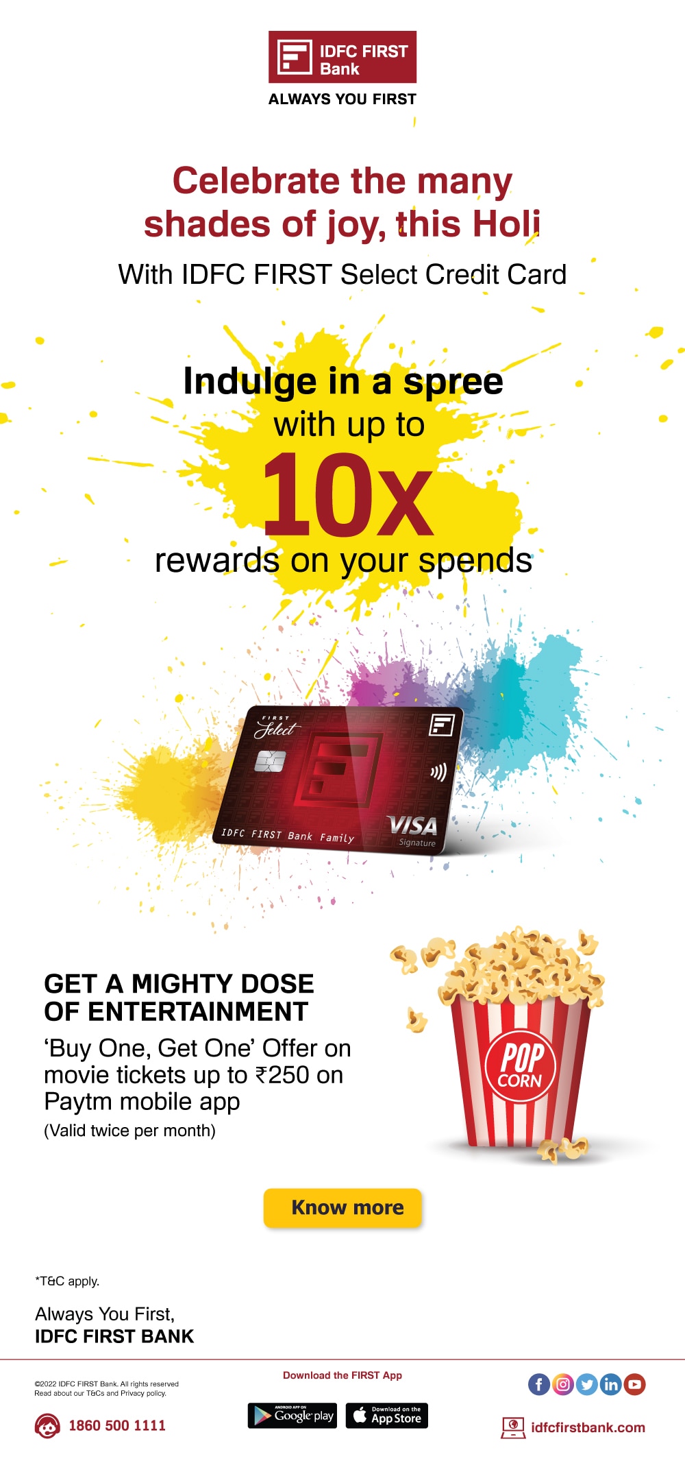 FIRST Select Credit Card | IDFC FIRST Bank